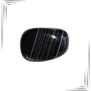 Agate Noire Rubanée - pierre naturelle : ses vertus et ses bienfaits ...